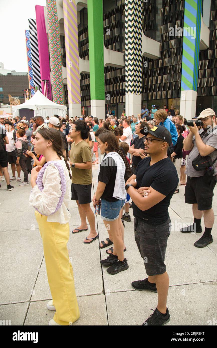 International Jazz Festival , Canada, Quebec, Montreal, people Stock ...