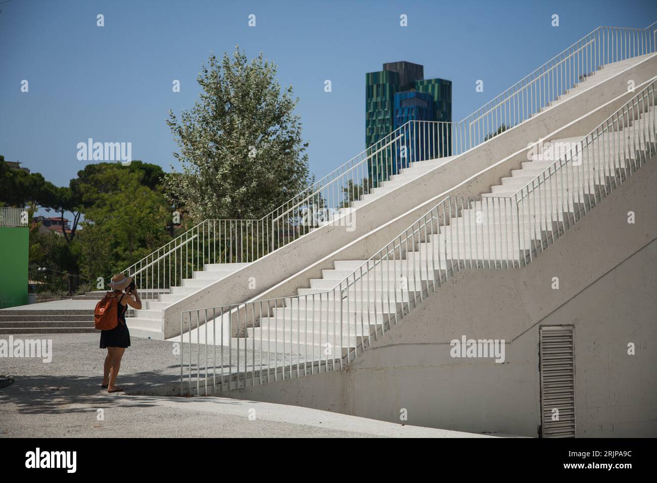 Pyramid of Tirana in Albania Stock Photo - Alamy
