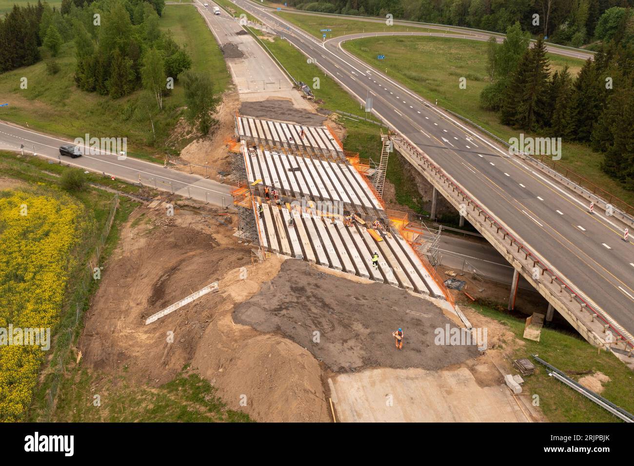 Highway being built hi-res stock photography and images - Alamy