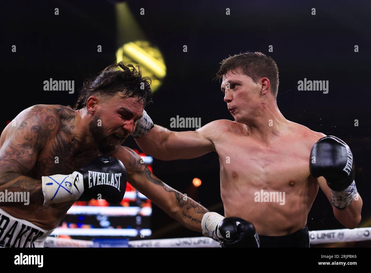 Sydney, Australia. 23rd Aug, 2023. Nikita Tszyu throws a punch during ...