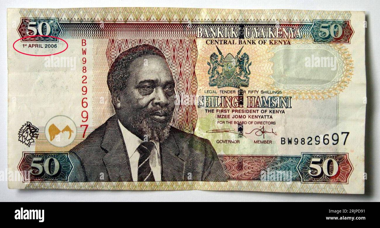 50 schilling banknote hi-res stock photography and images - Alamy