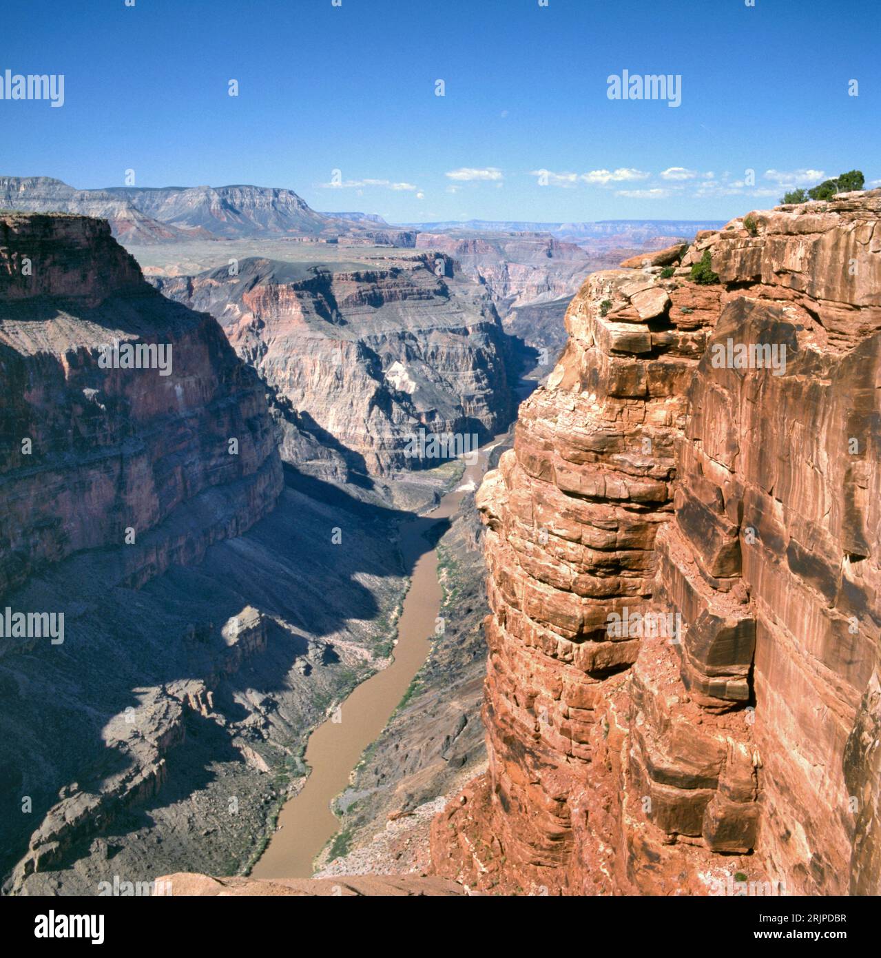 The Grand Canyon is a steep-sided canyon carved by the Colorado River ...