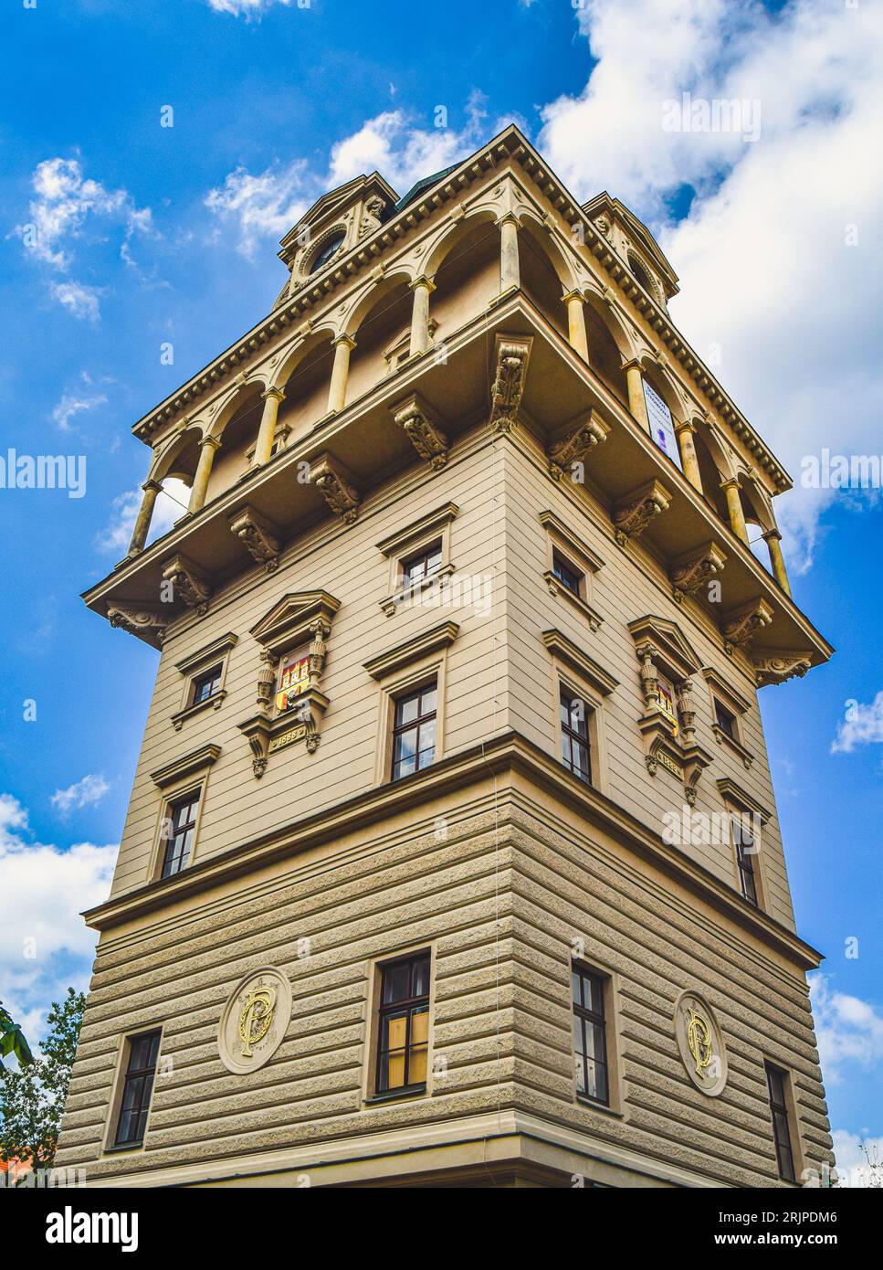 Prague tower architecture hi-res stock photography and images - Alamy
