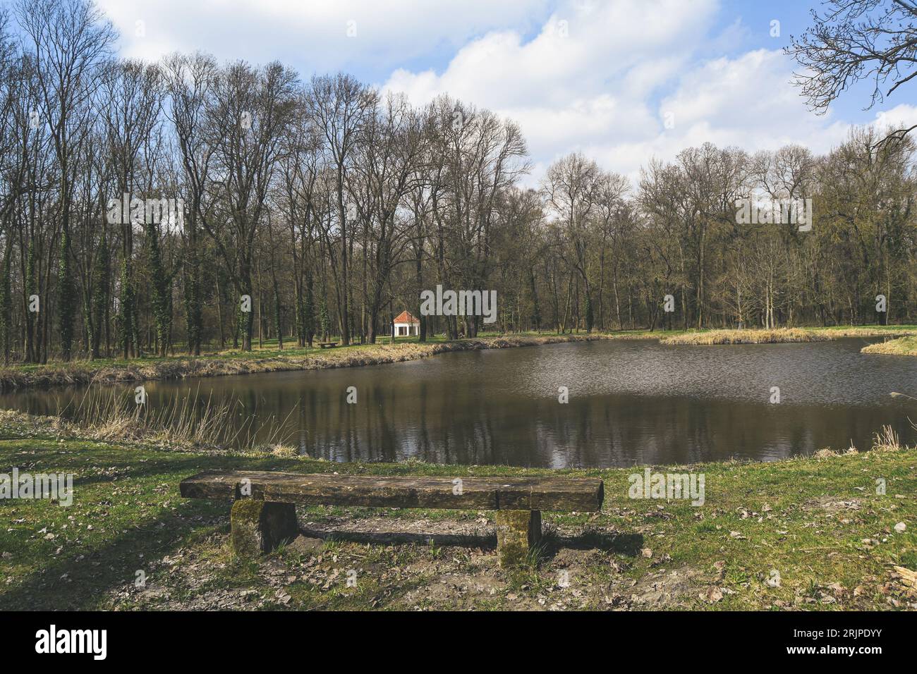 Milotice castle's park 2, Czech Republic Stock Photo - Alamy