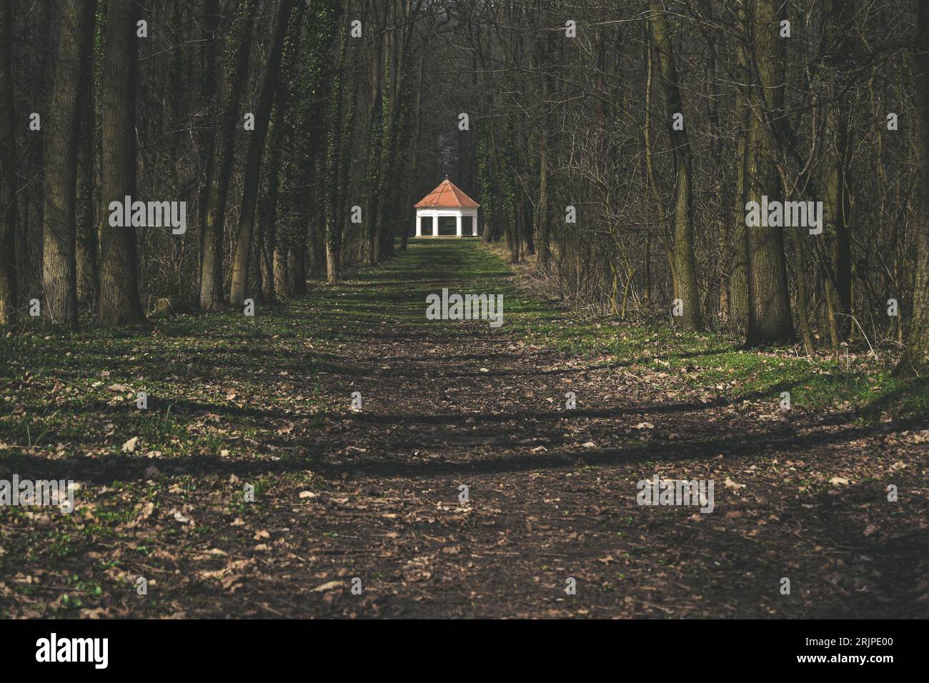 Milotice castle's park 3, Czech Republic Stock Photo - Alamy