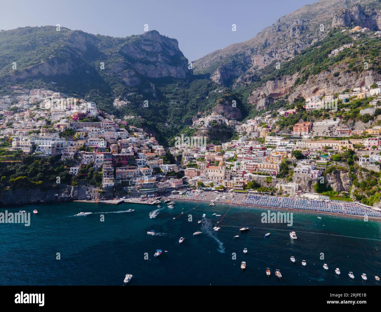 Positano amalfi coast drone aerial hi-res stock photography and images ...