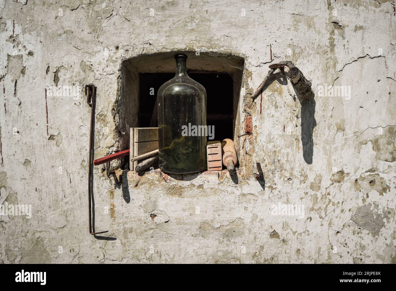 On an old mill, forgotten old things Stock Photo - Alamy