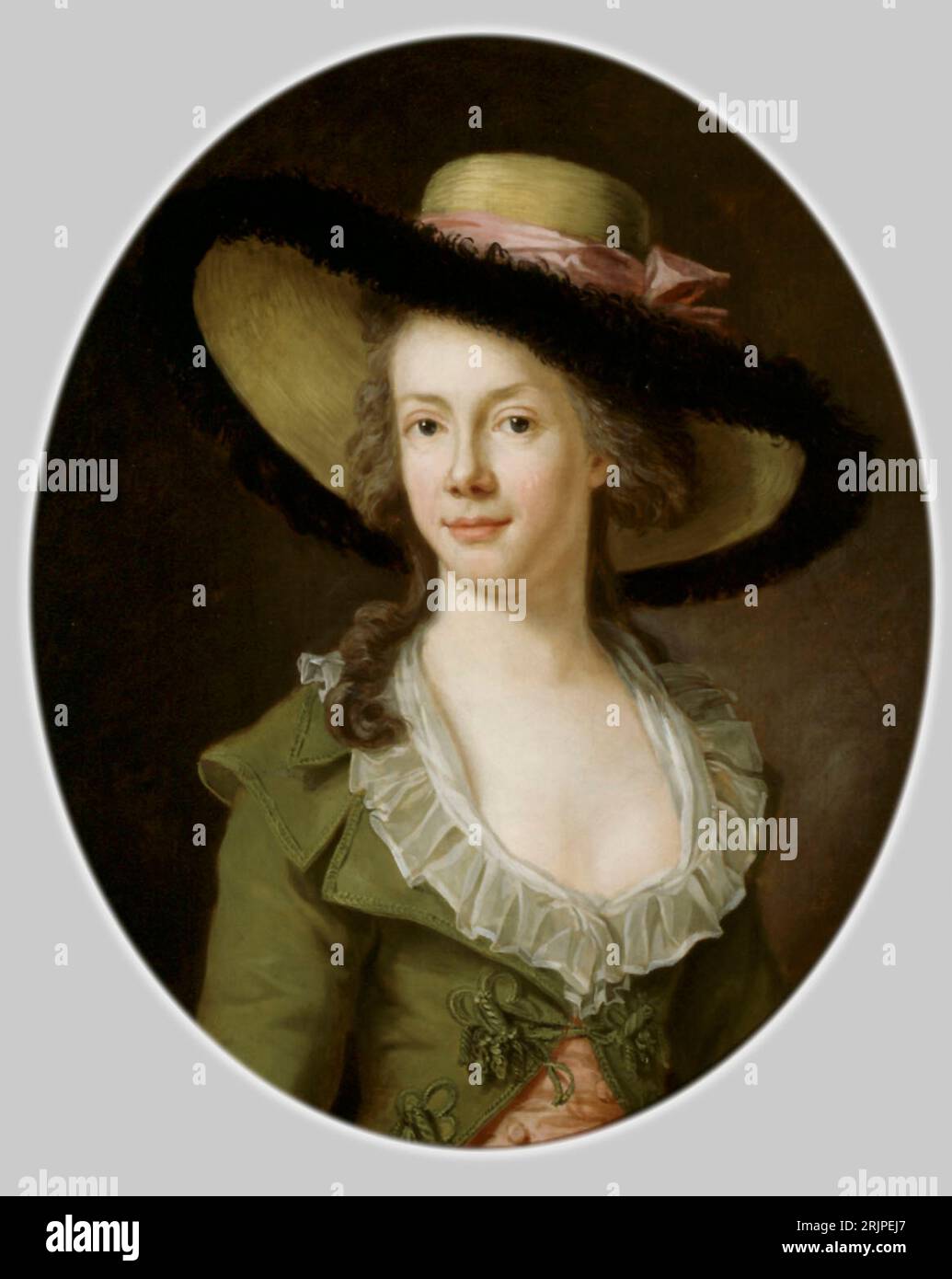Maria de Ron, née von Breda 1785 by Carl Frederik von Breda Stock Photo ...