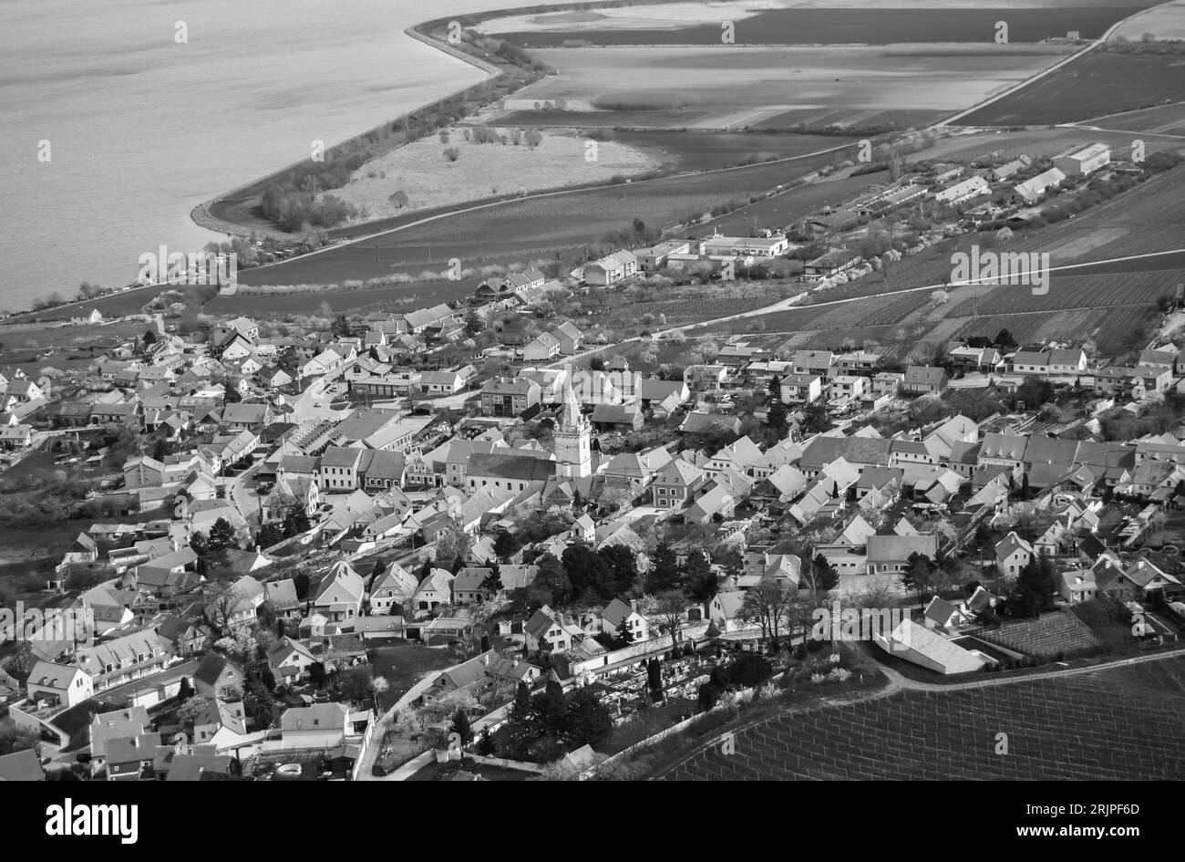 Amazing cityscape view travel vacation Black and White Stock Photos ...