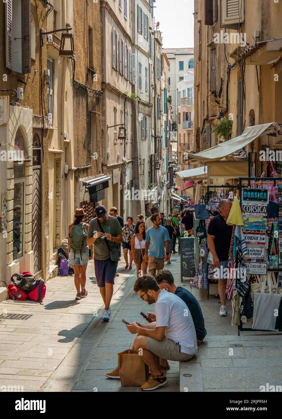 Bonifacio (Corse, France) - Corsica is a big french island in ...
