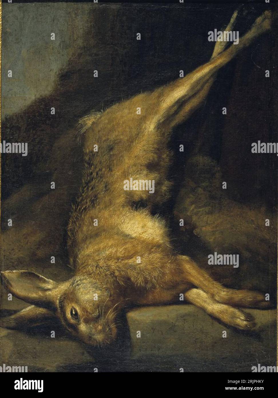 Dead Hare by Philipp Peter Roos Stock Photo - Alamy