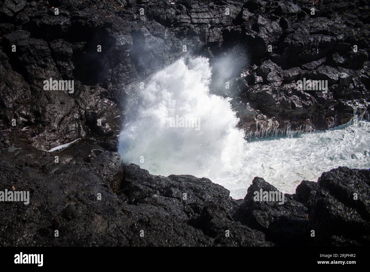 Incredible view of the azure ocean lapping against impressive coastal ...