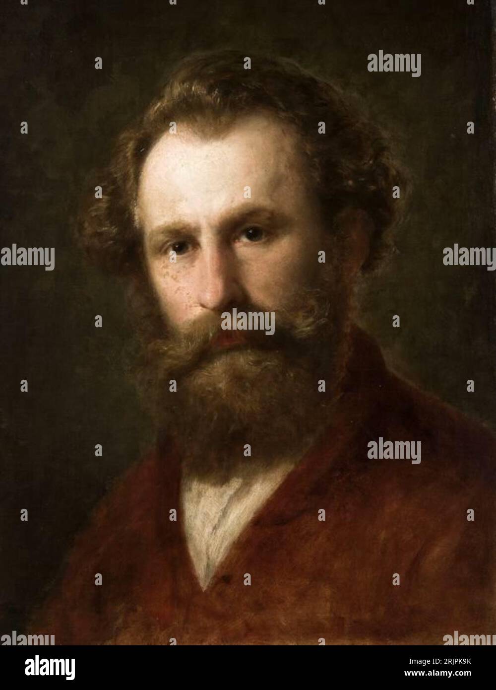 Self-Portrait circa 1870-1874 by Aleksander Kotsis Stock Photo - Alamy