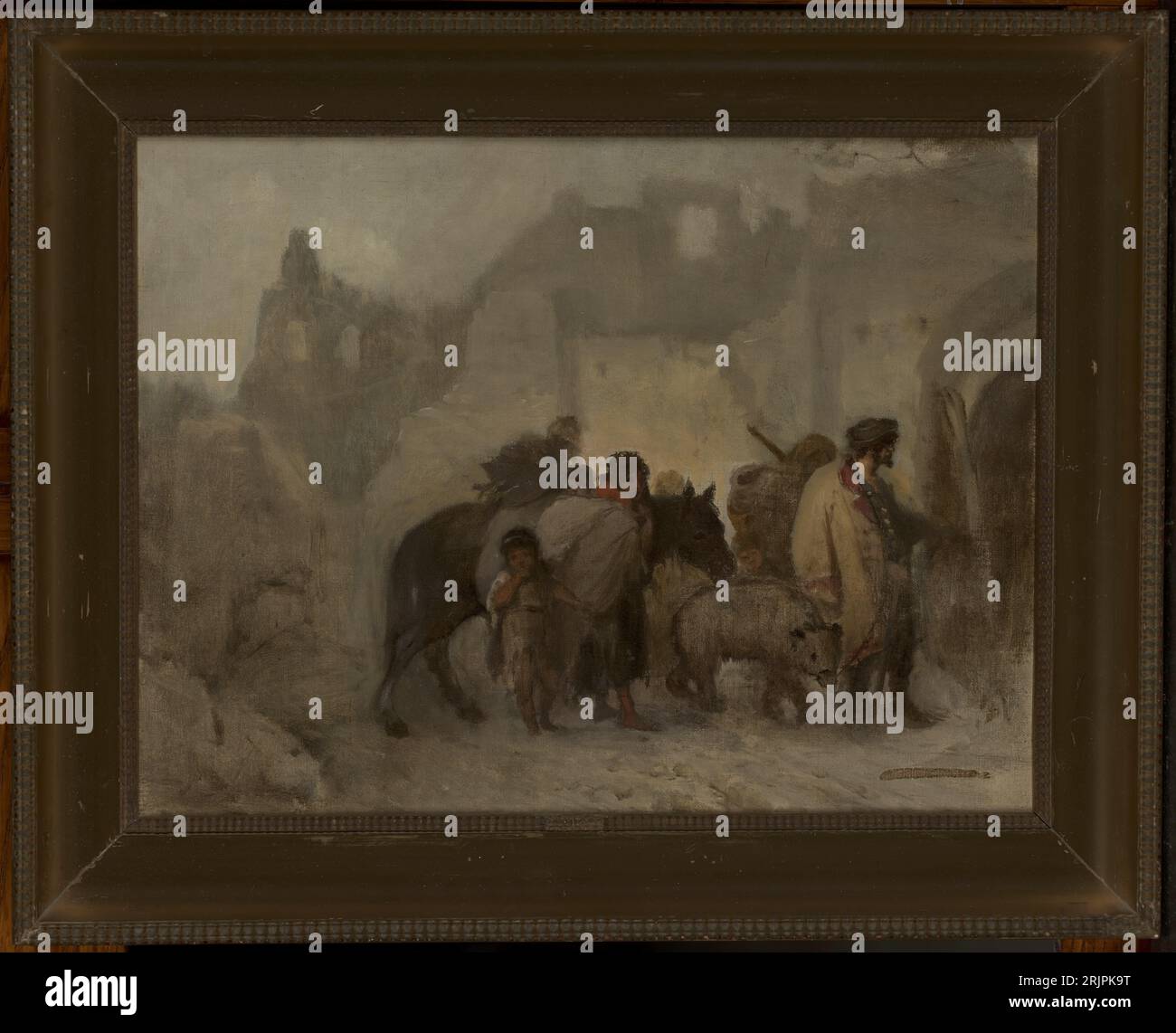 Gypsies by Aleksander Kotsis Stock Photo - Alamy