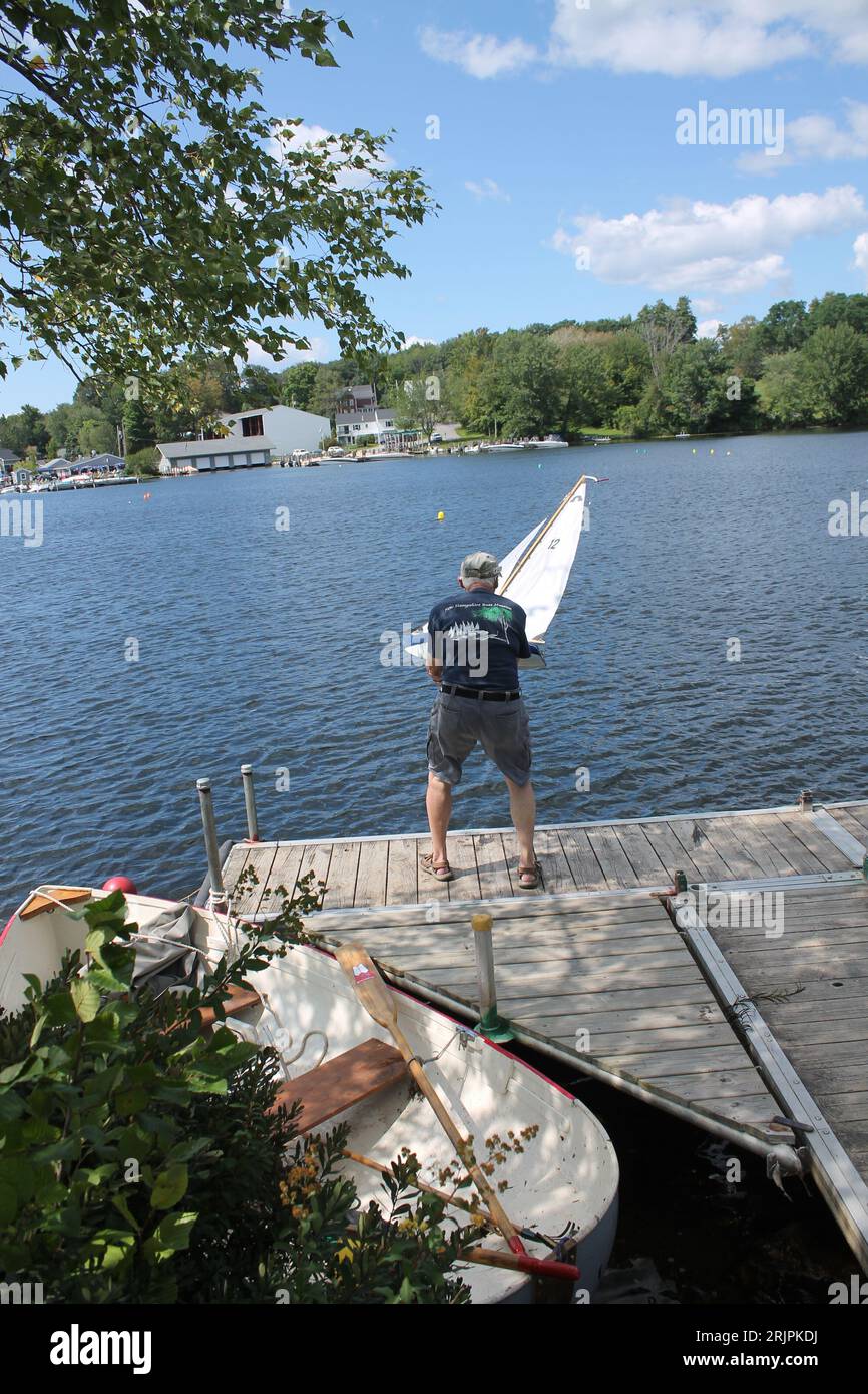 remote control sailboats Stock Photo - Alamy
