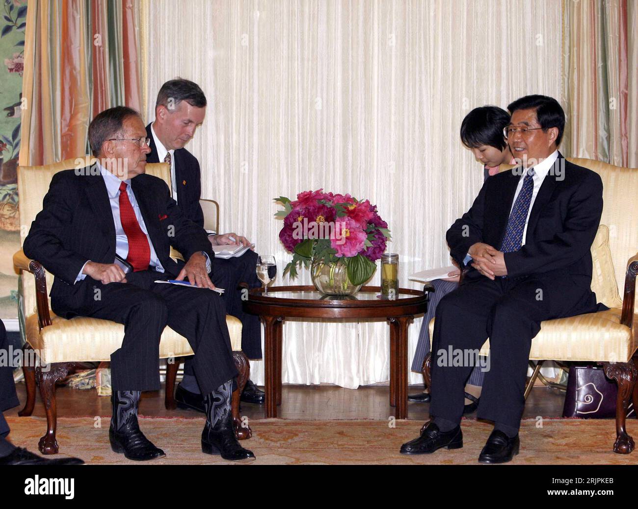 Hu jintao 2006 hi-res stock photography and images - Alamy