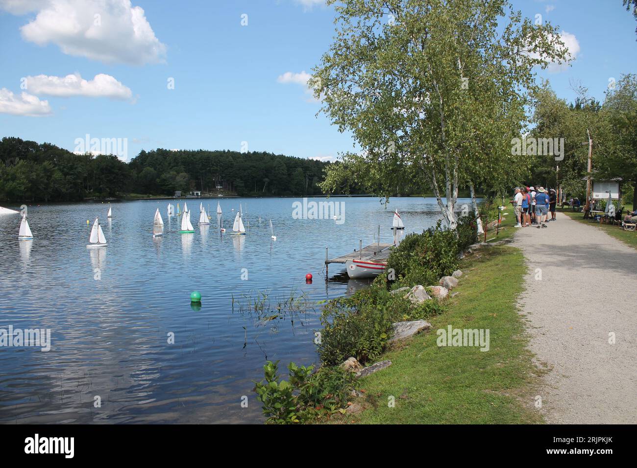 remote control sailboats Stock Photo - Alamy