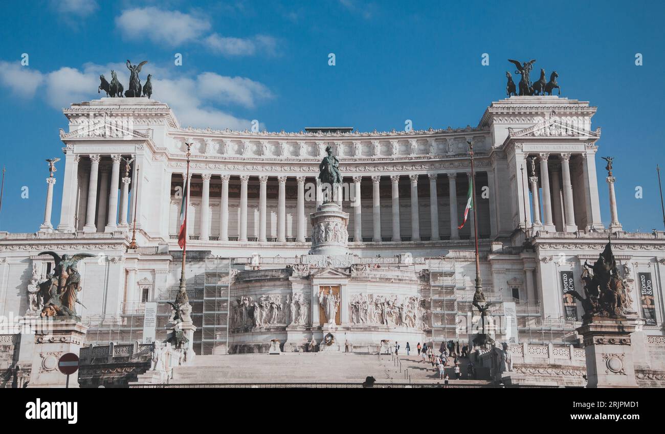 Victor Emanuele II Monument in Rome, Italy Stock Photo - Alamy