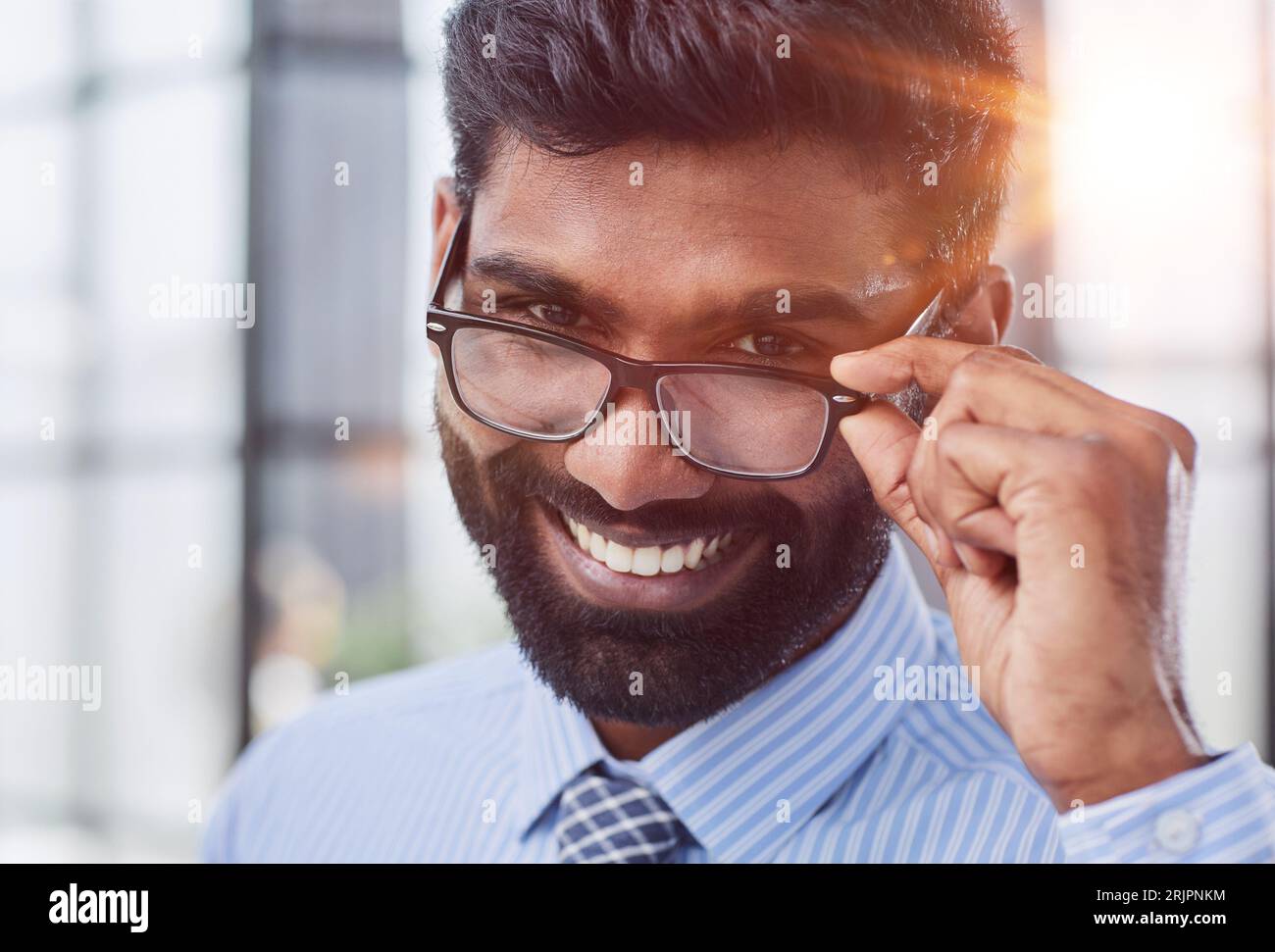 Close-up photo portrait of successful and happy businessman, male ...
