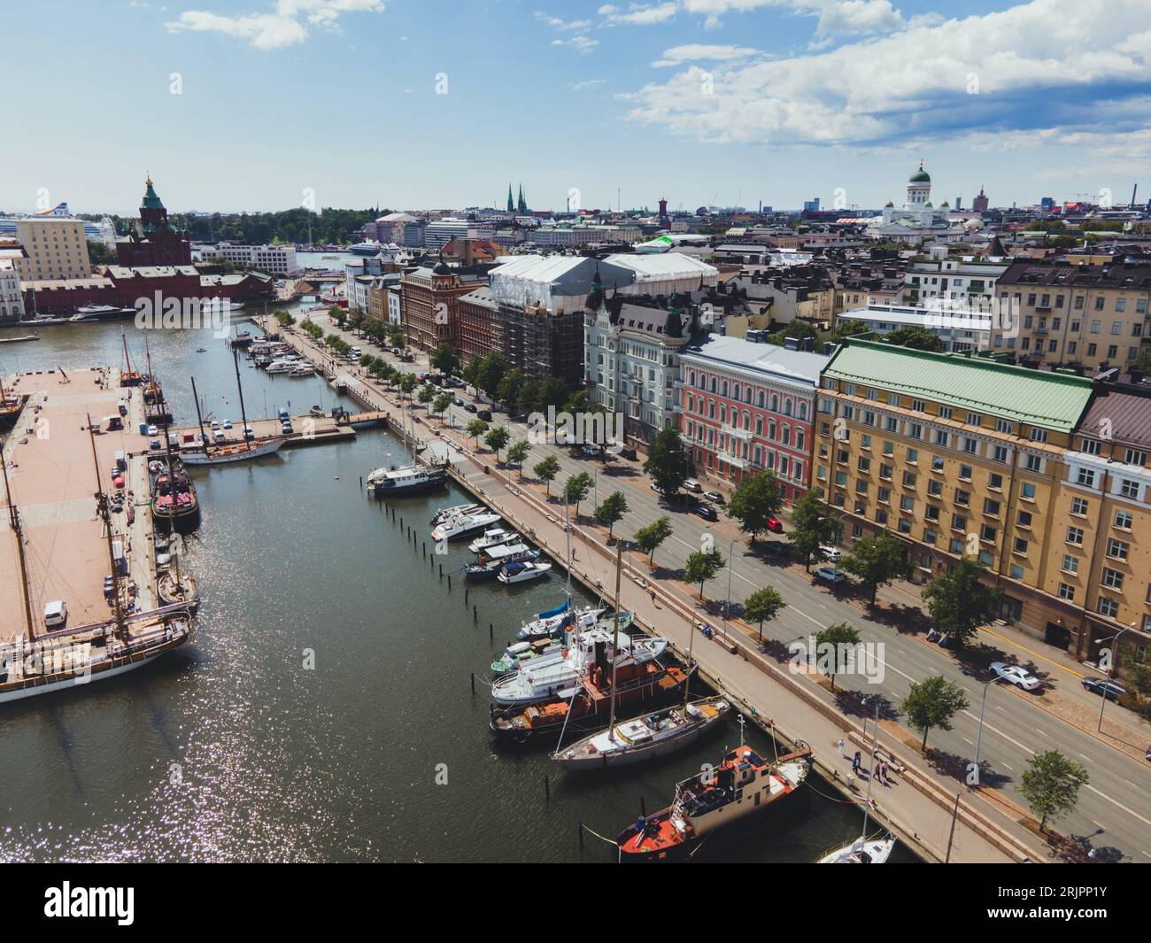 Views of Helsinki, Finland by Drone Stock Photo - Alamy