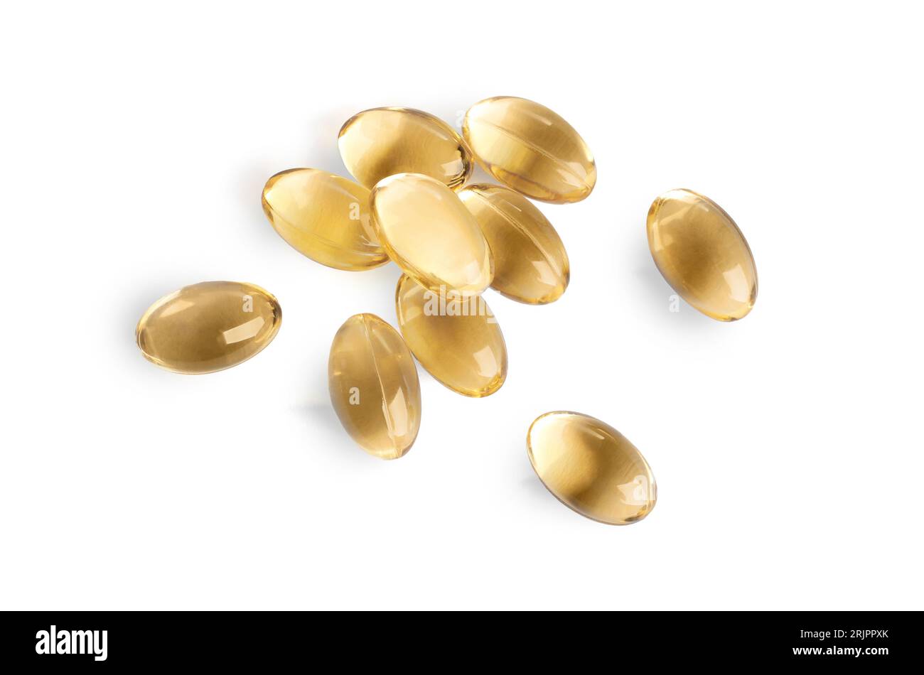 Soft gelatin capsules Cut Out Stock Images & Pictures - Alamy