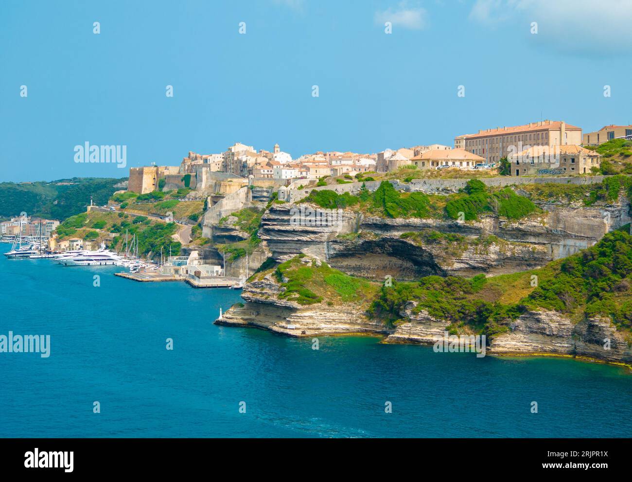 Bonifacio (Corse, France) - Corsica is a big french island in ...