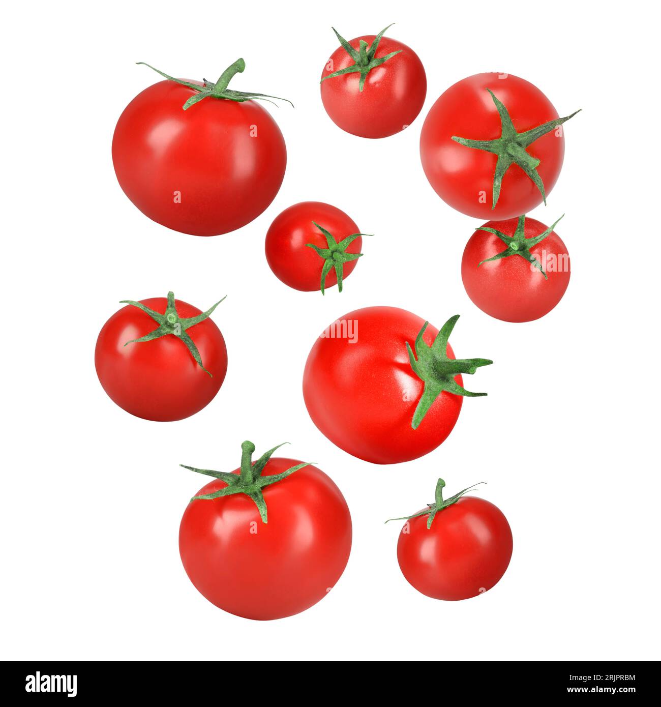 Many fresh cherry tomatoes Cut Out Stock Images & Pictures - Alamy