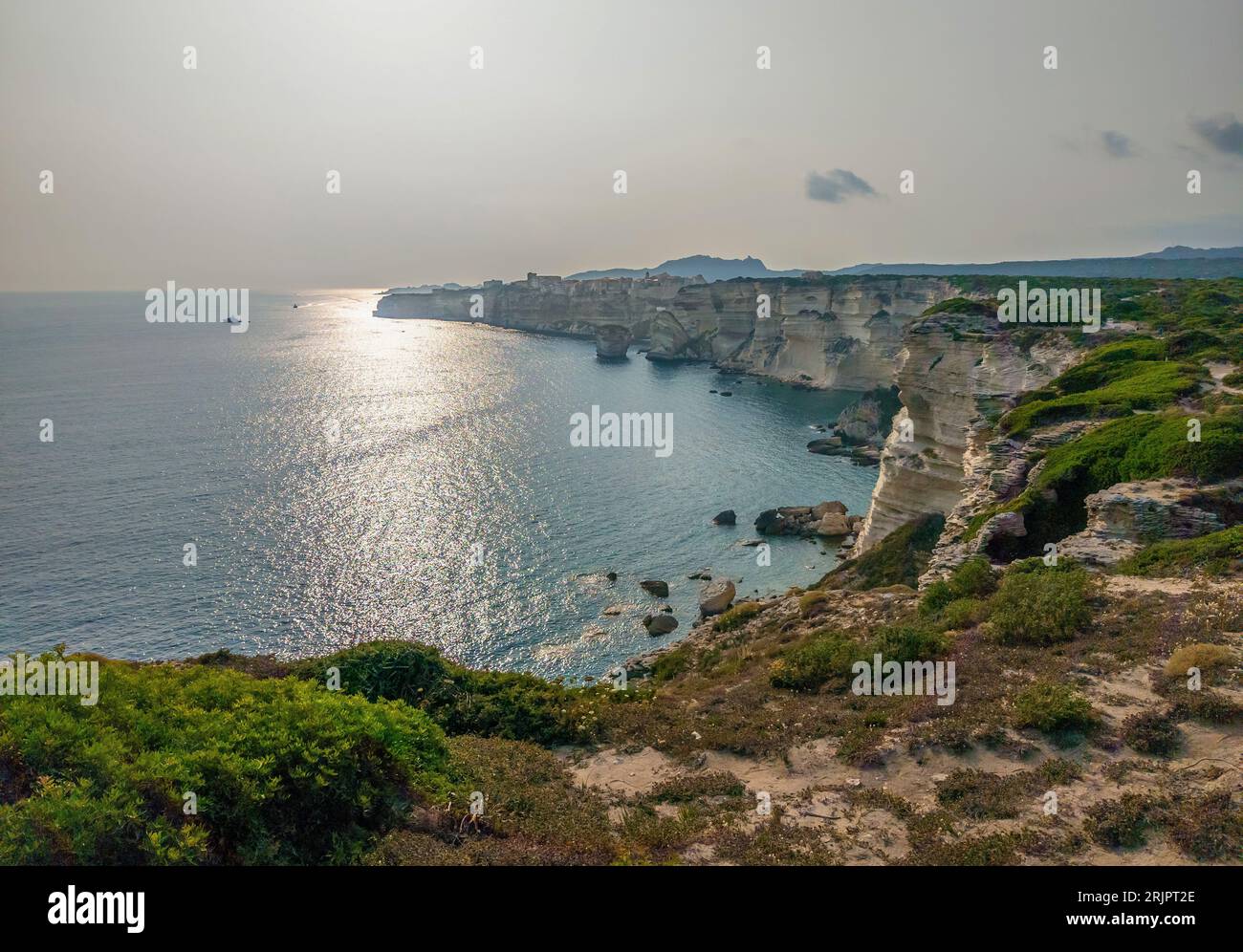 Bonifacio (Corse, France) - Corsica is a big french island in ...