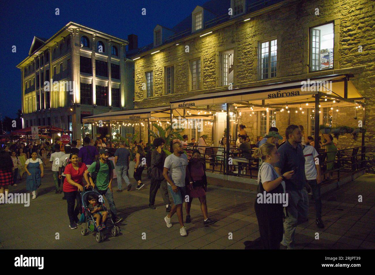 People place jacques cartier old montreal hi-res stock photography and ...