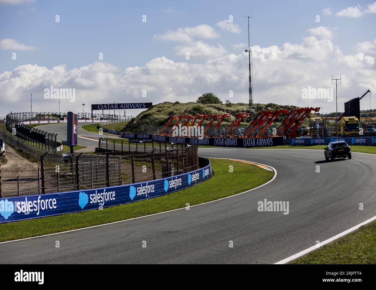 ZANDVOORT - The Zandvoort circuit in the run-up to the Dutch Grand Prix ...