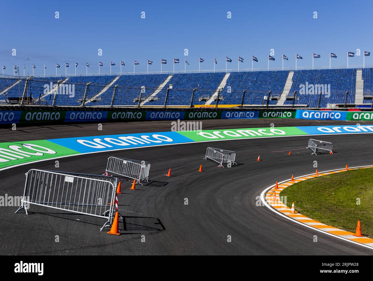 ZANDVOORT - The Zandvoort circuit in the run-up to the Dutch Grand Prix ...