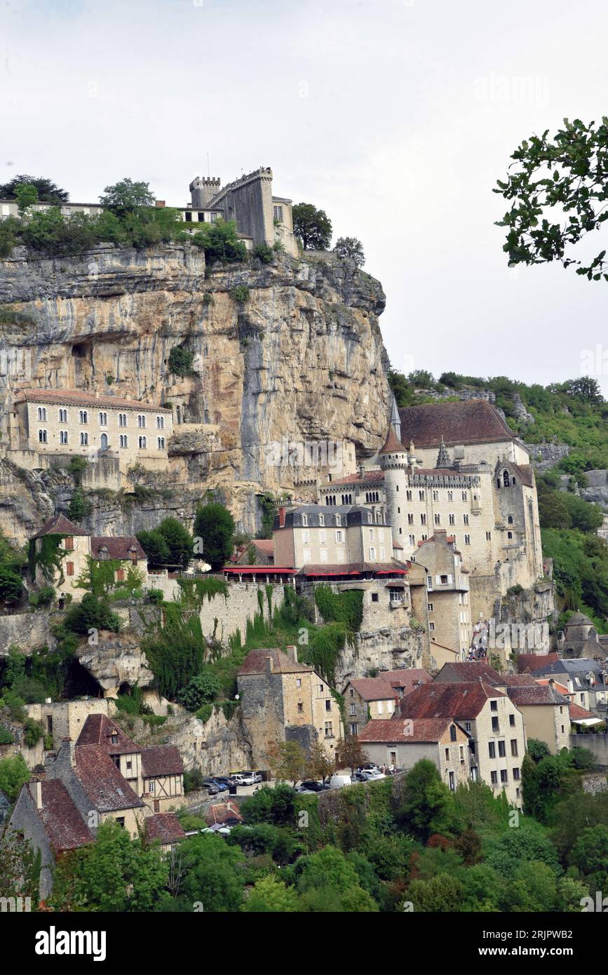 Rocamadour, France. 23rd Aug, 2023. Illustration of the village ...