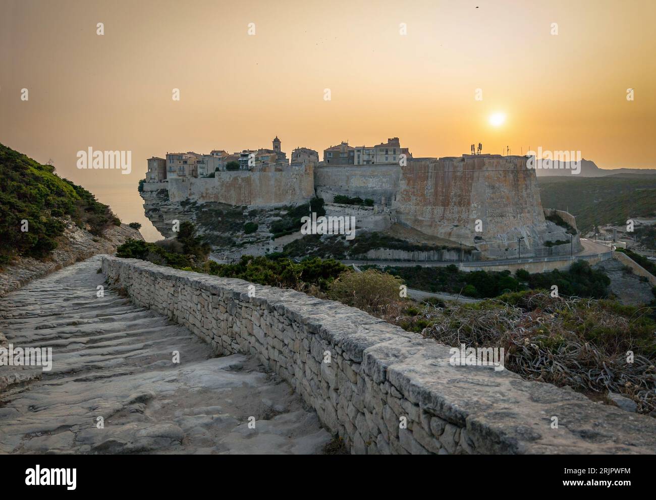 Bonifacio (Corse, France) - Corsica is a big french island in ...