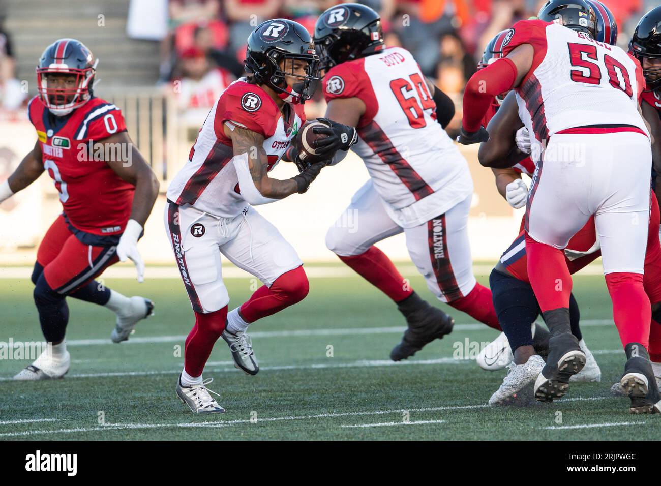 Ottawa, Canada. 19th Aug, 2023. August 19, 2023: Ottawa Redblacks ...