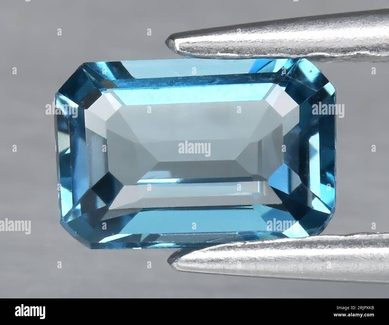 Geometric modern blue gem hi-res stock photography and images - Alamy
