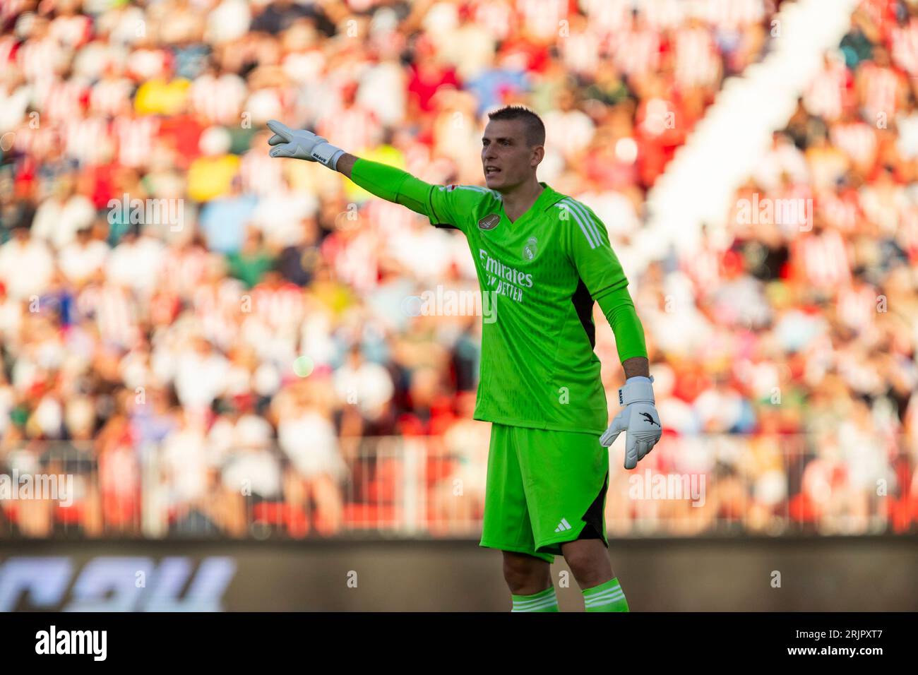 Andriy Lunin, 19 /08/2022, UD Almeria vs Real Madrid , 1º spanish ...