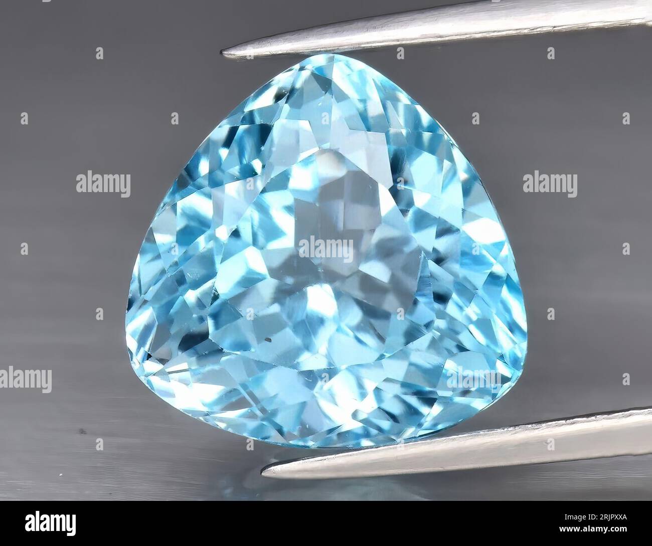 Geometric modern blue gem hi-res stock photography and images - Alamy