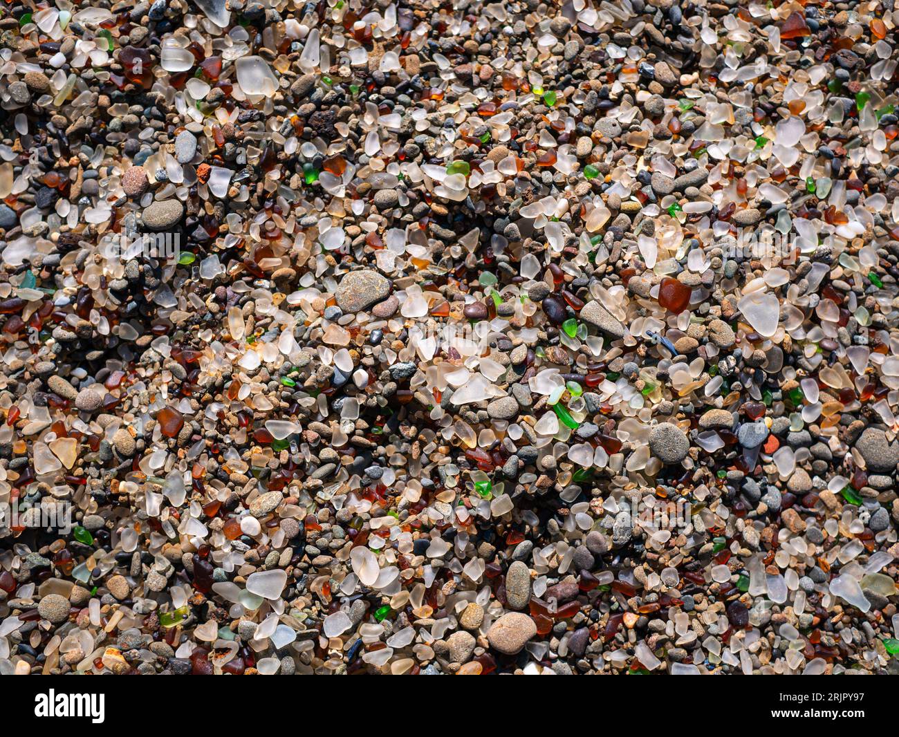 An extensive collection of striking rocks and stones scattered across a ...