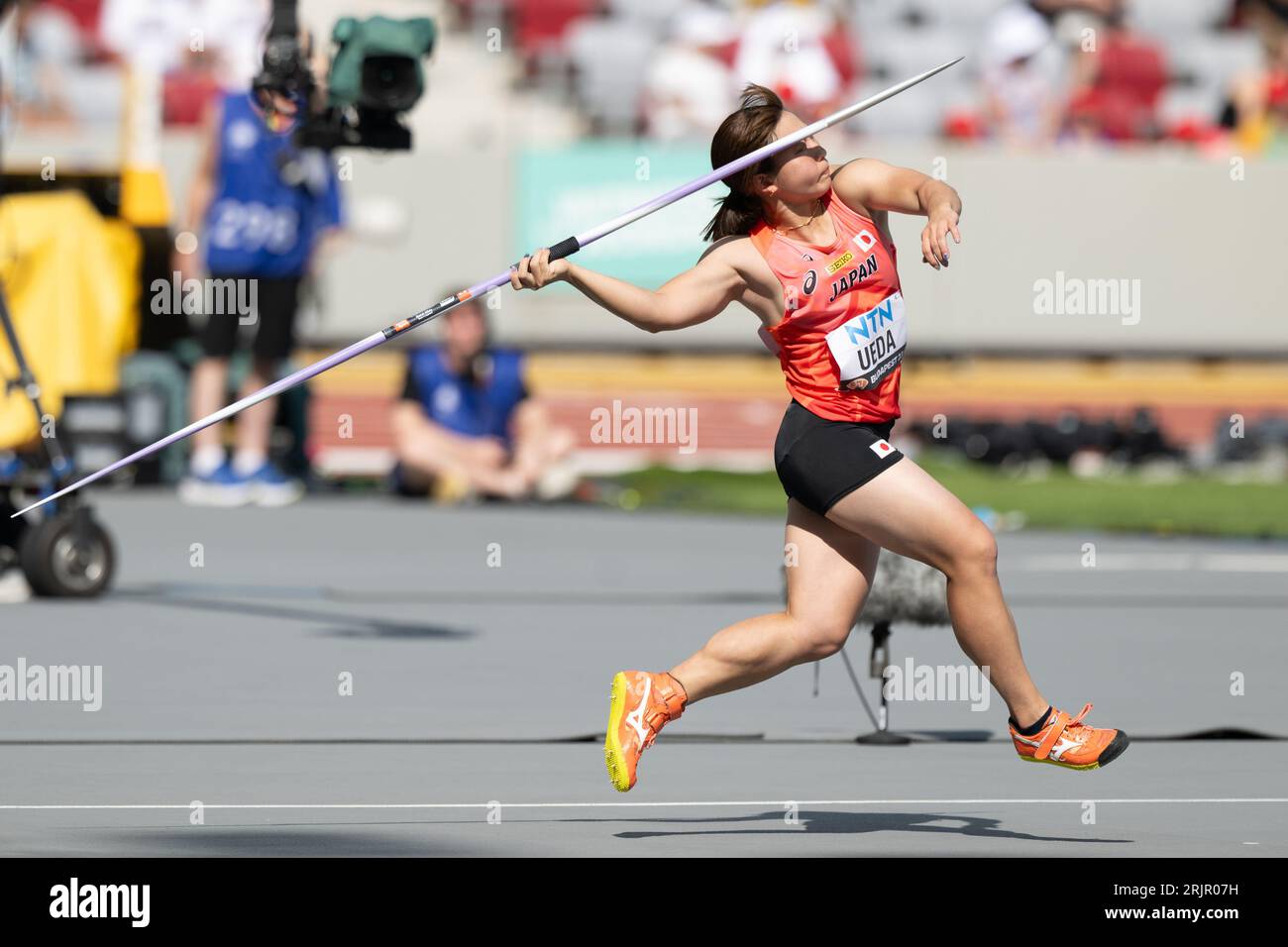 Budapest. 23rd Aug, 2023. Ueda Momone of Japan competes during the ...