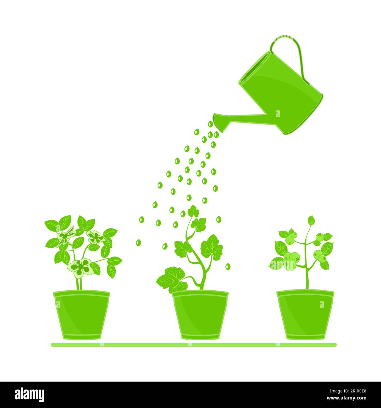 Irrigation water spray in Cut Out Stock Images & Pictures - Alamy