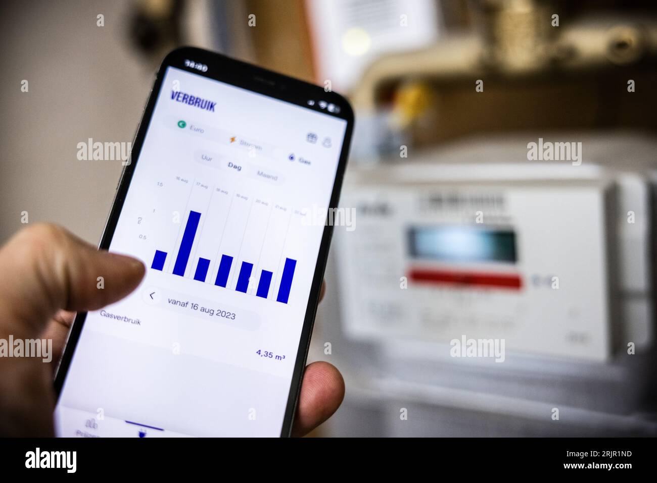 Portable gas meter hi-res stock photography and images - Alamy