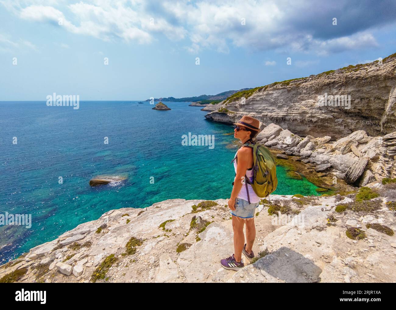 Bonifacio (Corse, France) - Corsica is a big french island in ...