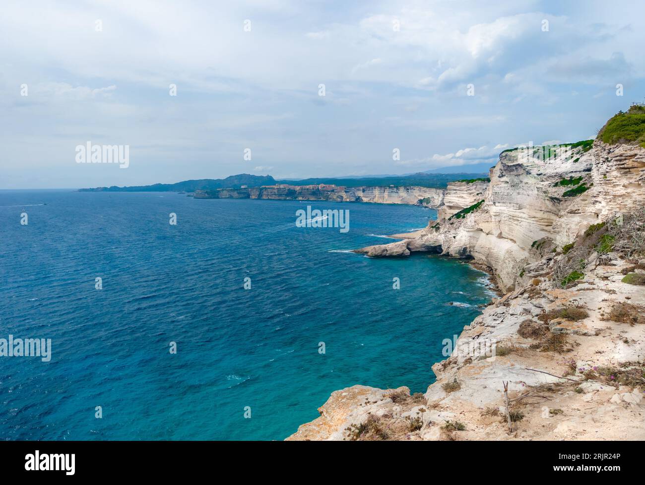 Bonifacio (Corse, France) - Corsica is a big french island in ...