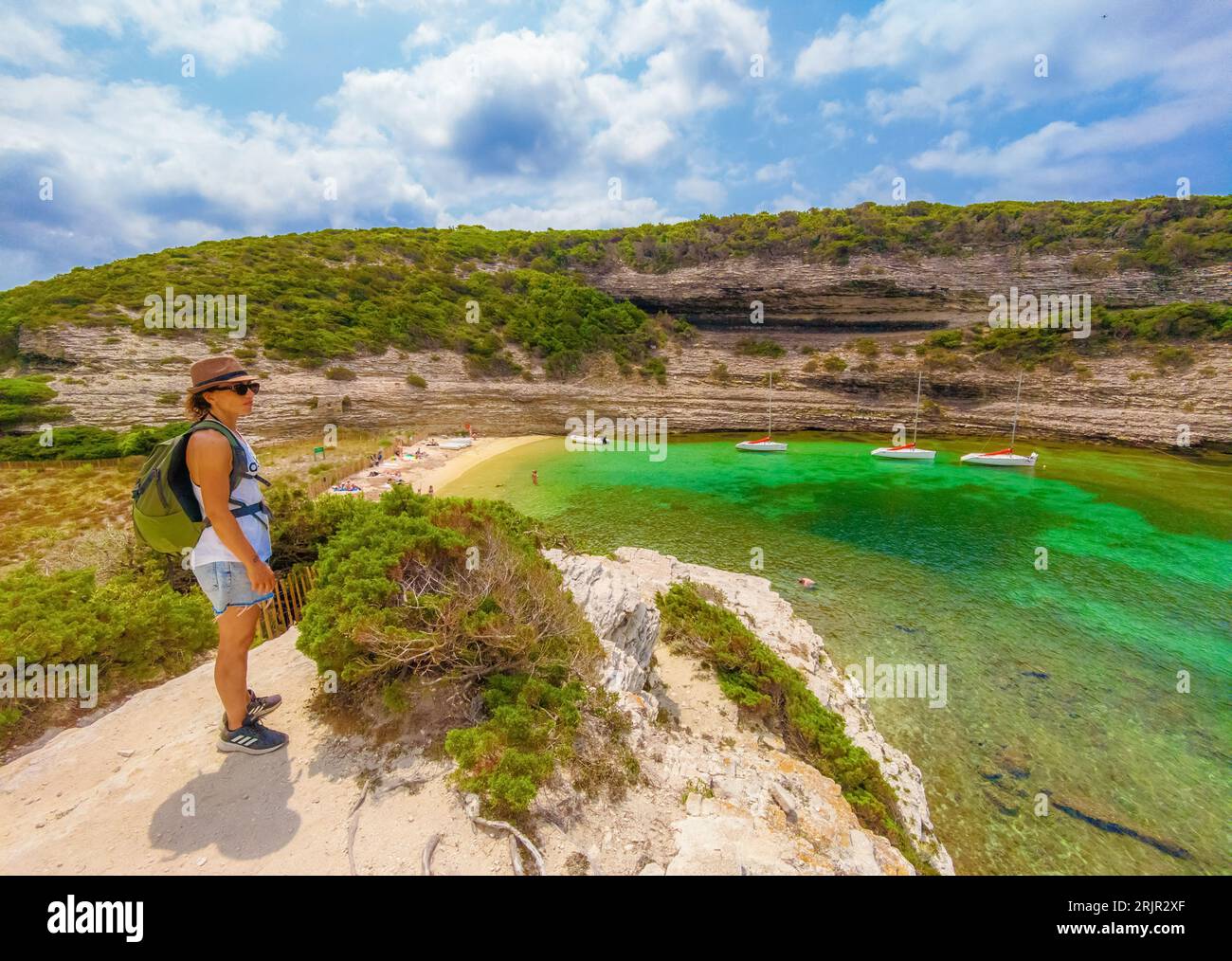 Bonifacio (Corse, France) - Corsica is a big french island in ...