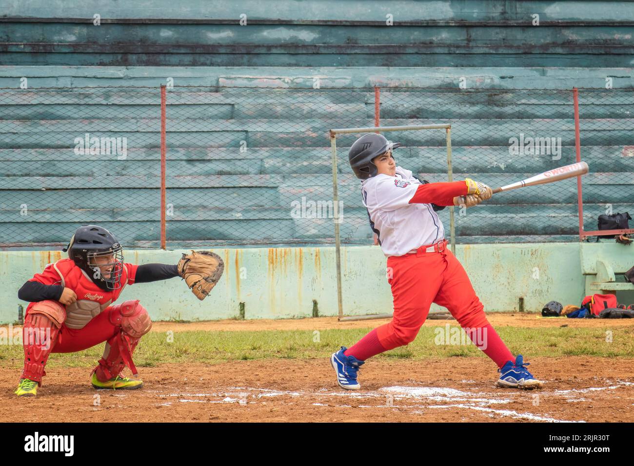Baseball running action sport hi-res stock photography and images - Alamy