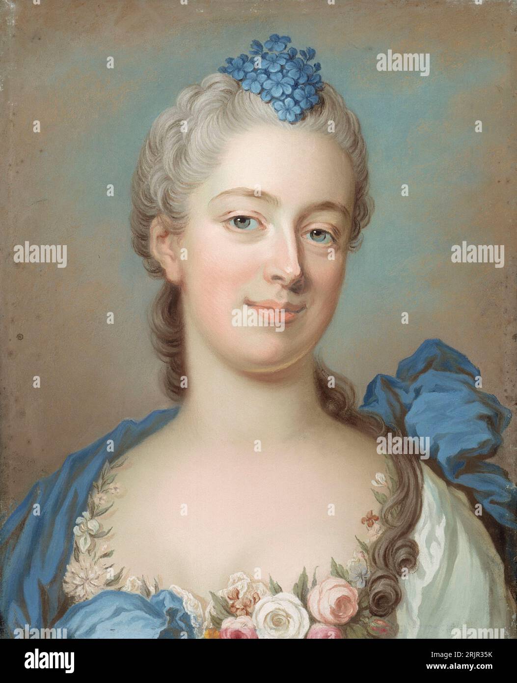 Countess Poaton (?) by Gustaf Lundberg Stock Photo - Alamy