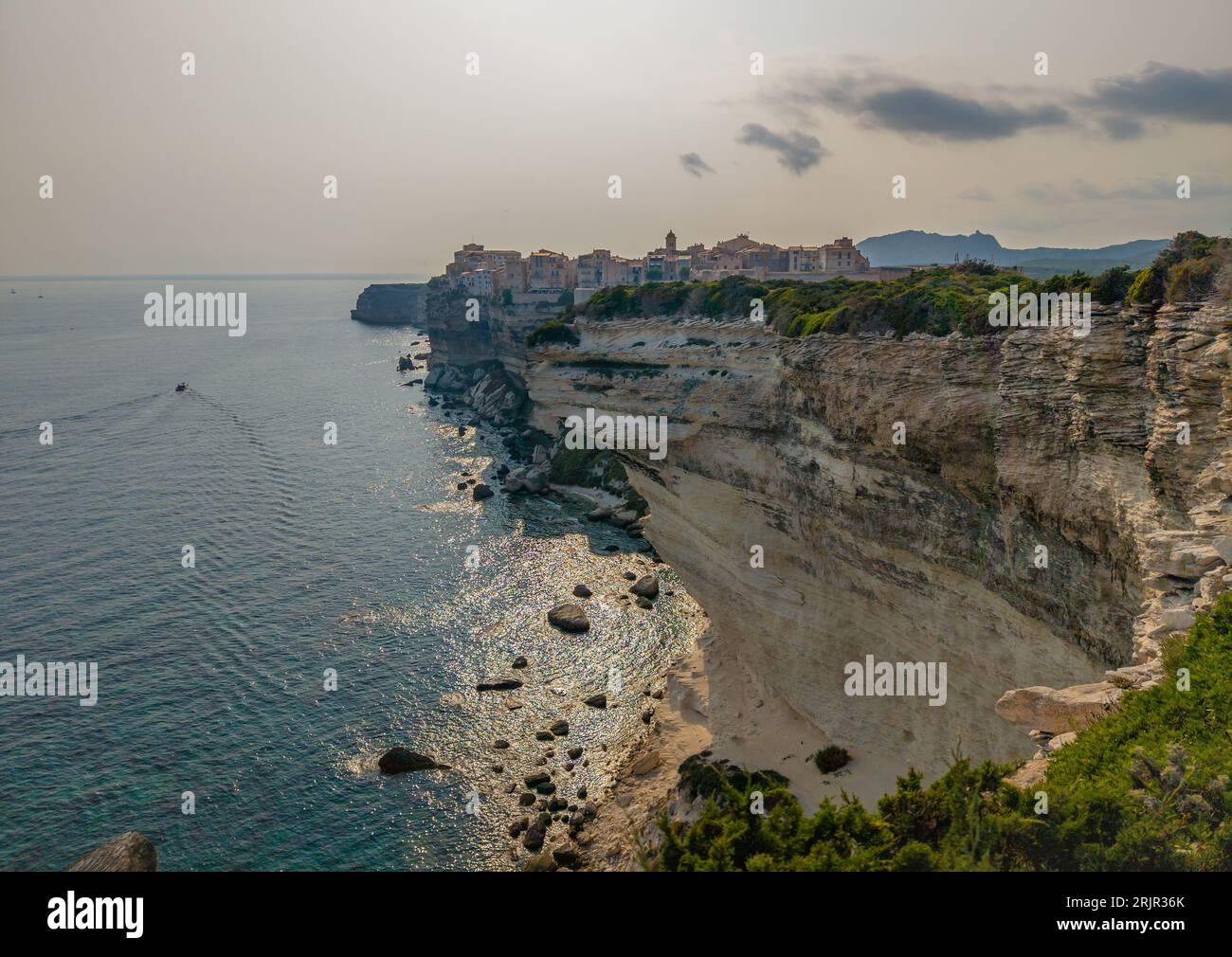 Bonifacio (Corse, France) - Corsica is a big french island in ...