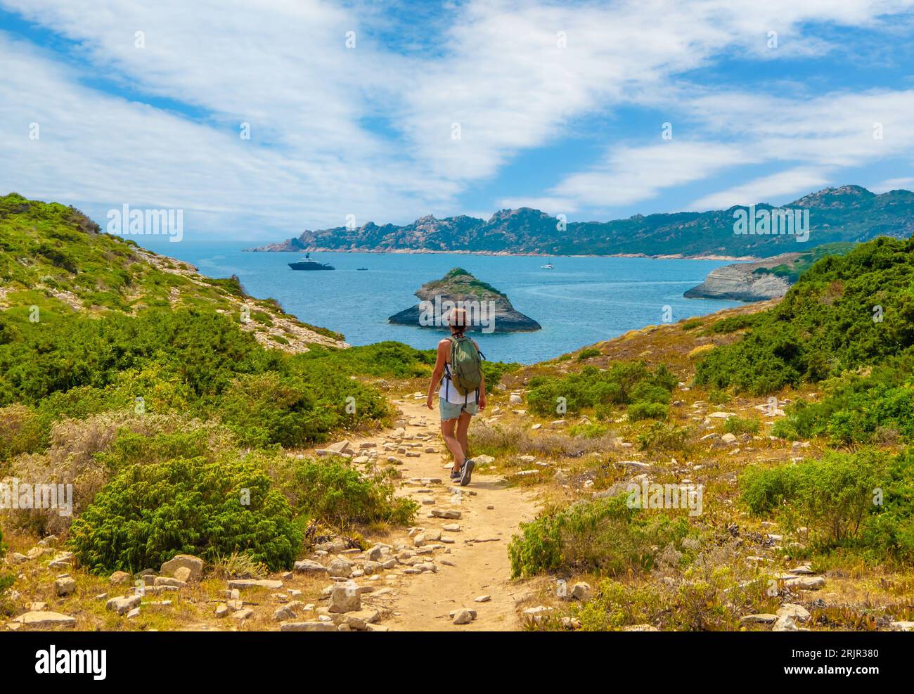 Bonifacio (Corse, France) - Corsica is a big french island in ...