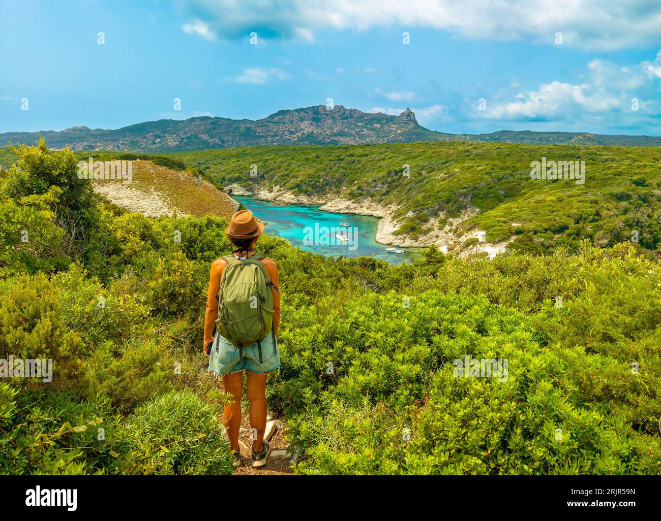 Bonifacio (Corse, France) - Corsica is a big french island in ...