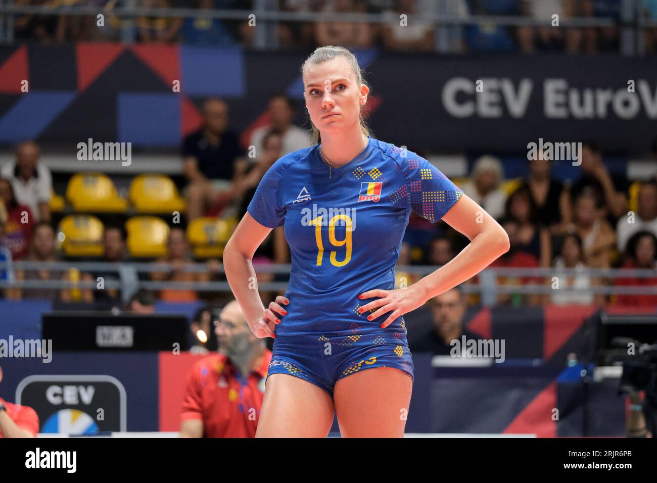 Turin, Italy. 22nd Aug, 2023. Adelina Bud?i-Ungureanu of Romania seen ...